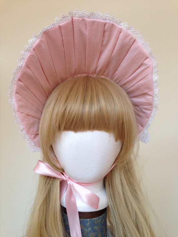 Custom Made to Order Hard Bonnet - Bonnets - Lace Market: Lolita ...