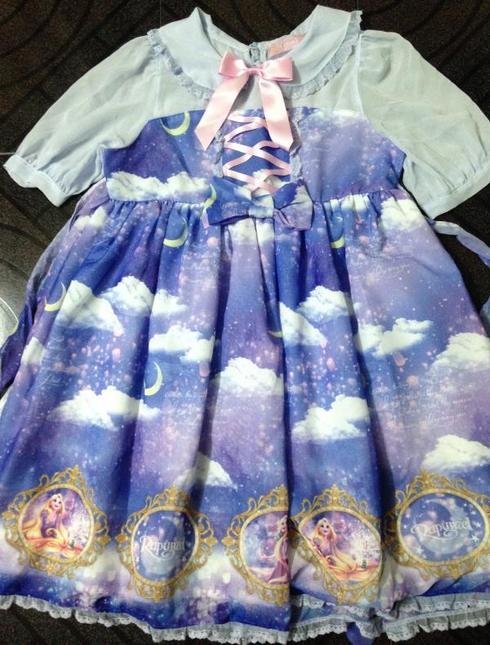 FREE SHIP! AP Dreamy Luna Rapunzel OP - One Piece - Lace Market: Lolita ...