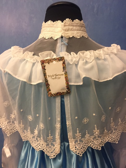 Triple Fortune Lace and Frill OP in Blue Set *Reduced* - One Piece ...