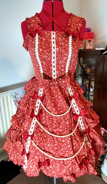 Bodyline 5-tier Frill JSK with Pearls - Dresses - Lace Market: Lolita ...