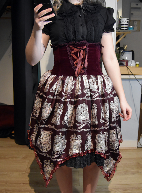 Alice and the Pirates Cock Robin ~Mother Goose~ Corset Skirt - Skirts ...