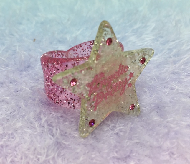 Angelic Pretty tiny star ring yellow - Rings - Lace Market: Lolita ...