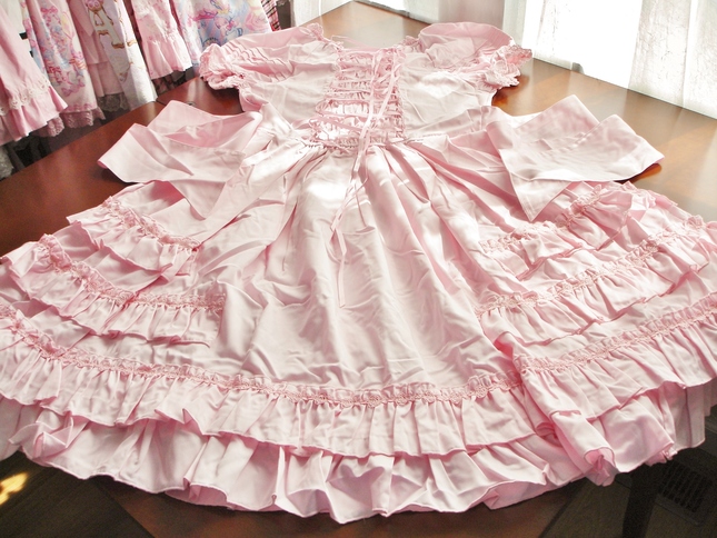 Bodyline Pale Pink Brenda 4 Tier Frill OP with Cameo (L087) Size 2L NWT ...