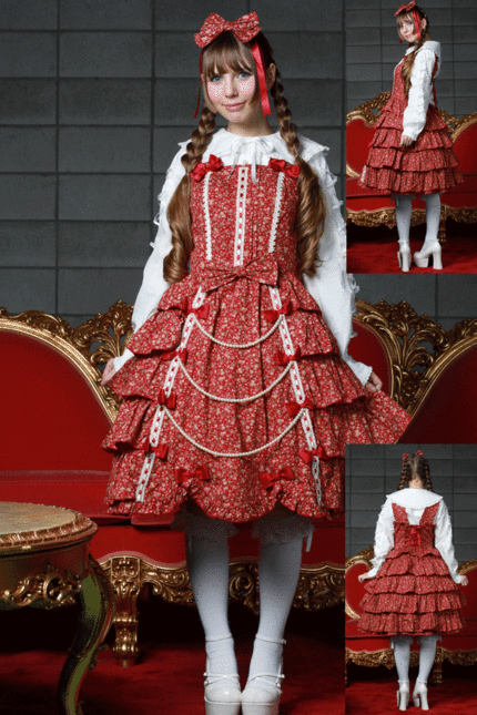 Bodyline 5-tier Frill JSK with Pearls - Dresses - Lace Market: Lolita ...