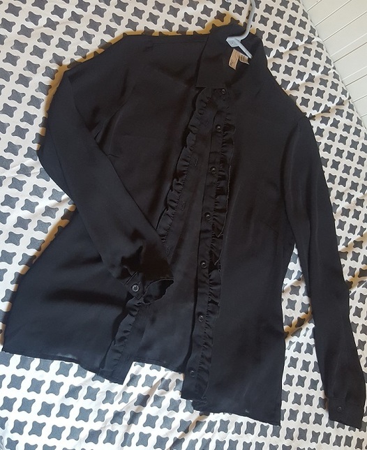 Offbrand Black Shirt - Tops - Lace Market: Lolita Fashion Sales