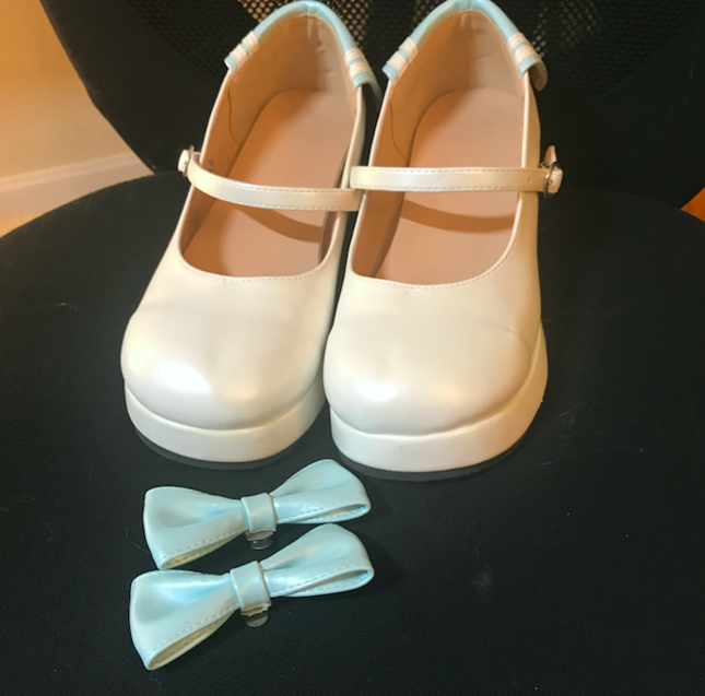 Sailor shoes sax+white, US size 8~8.5 - Shoes - Lace Market: Lolita ...