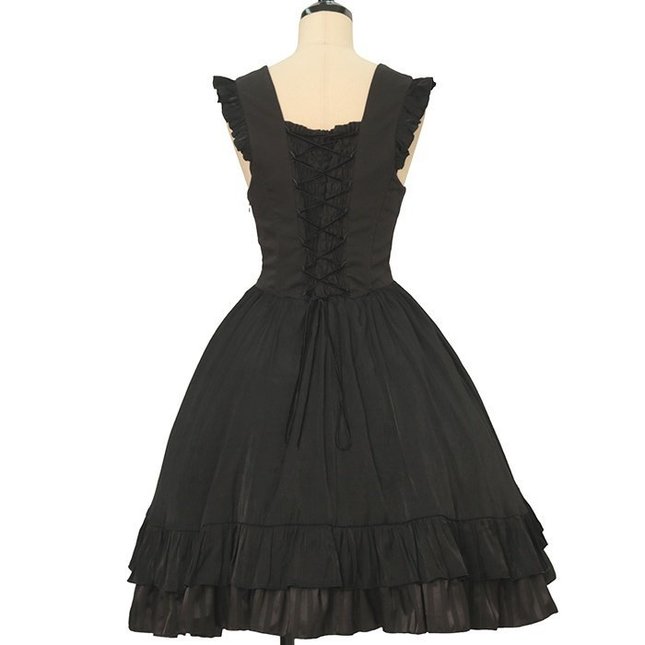 Sheglit Velvet Frill JSK - Dresses - Lace Market: Lolita Fashion Sales