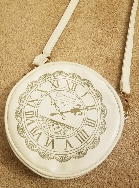 Clock crossbody bag - Bags and Purses - Lace Market: Lolita Fashion Sales
