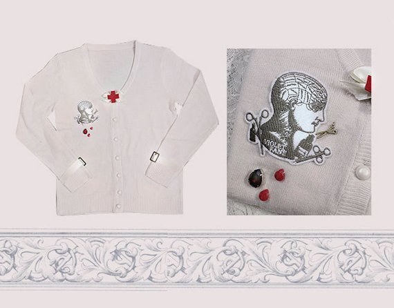 Violet Fane Asylum Set - White - Skirts - Lace Market: Lolita Fashion Sales