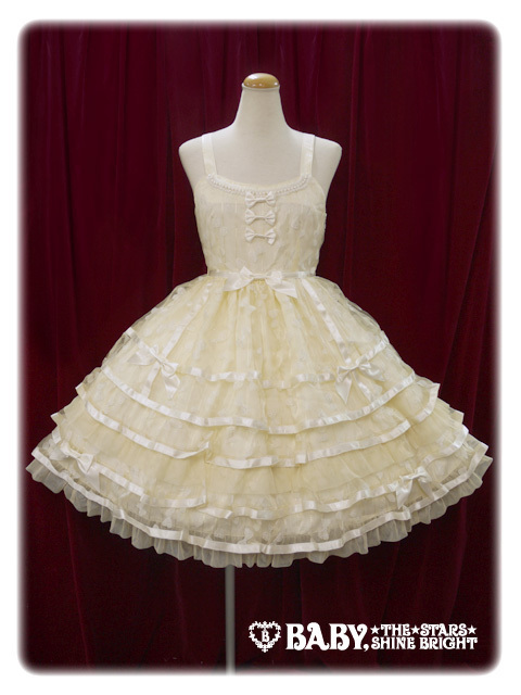 Ribbon Organdy JSK - Dresses - Lace Market: Lolita Fashion Sales