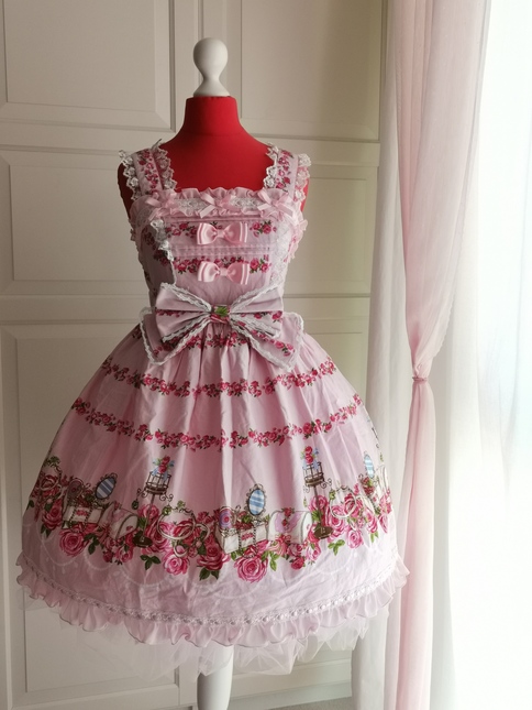 Rose Jumperskirt in Pink by Bodyline - Dresses - Lace Market: Lolita ...