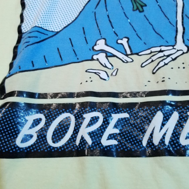 Bore Me More ~ Vintage Comic Skeleton Shirt - Tops - Kei Market: Buy ...