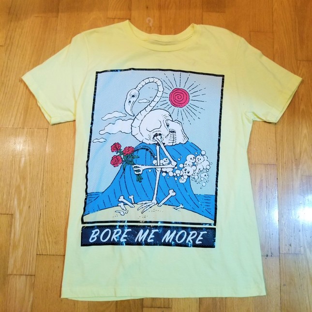 Bore Me More ~ Vintage Comic Skeleton Shirt - Tops - Kei Market: Buy ...