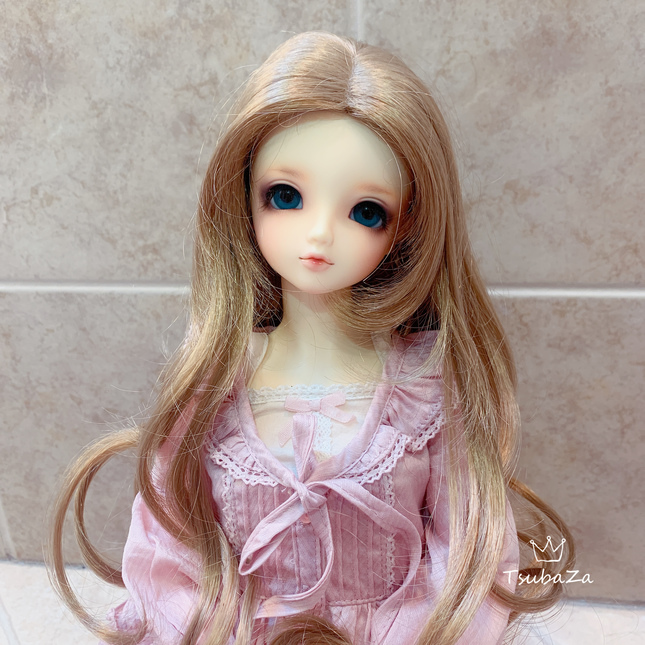 【Volks】Milky brown long wavy wig (SD 1/3 Size) - 8-9 Wigs - Ball ...