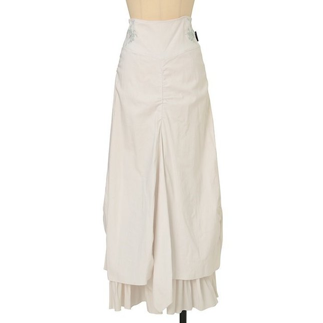 Ozz Croce Elegant Aristocrat Embroidered Long Skirt - Skirts - Lace ...