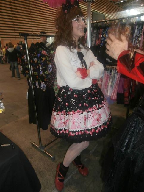 Cherry Berry Bunny Angelic Pretty Skirt - Skirts - Lace Market: Lolita ...