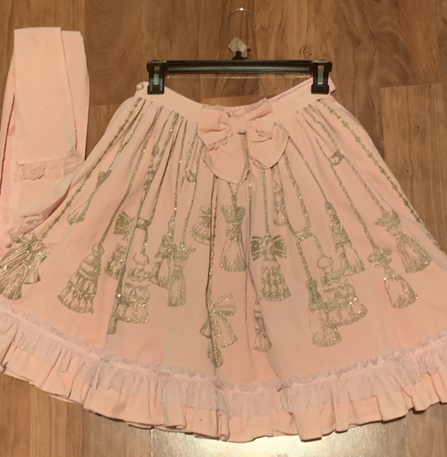 Angelic Pretty Victorian Tassle Skirt - Skirts - Lace Market: Lolita ...