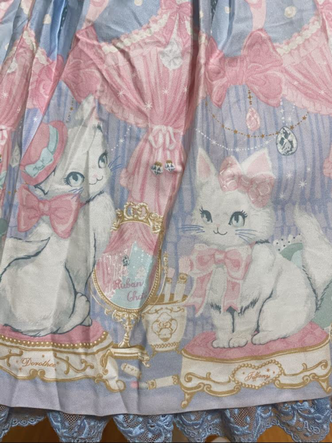 Angelic Pretty Dolly Cat OP - One Piece - Lace Market: Lolita Fashion Sales