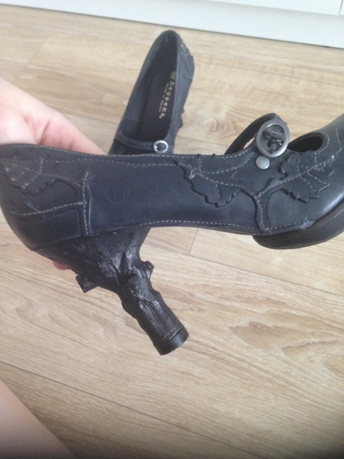 42 leather Neosens black shoes Pinot Noir made in Spain - Shoes - Lace ...