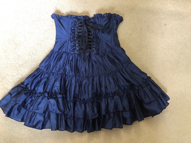 Atelier Pierrot corset skirt in navy *ALTERED* - Skirts - Lace Market ...