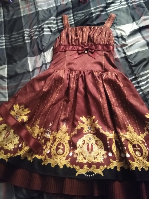 Haenuli - Royal Crown JSK - Red - M - Jumperskirt - Lace Market: Lolita ...