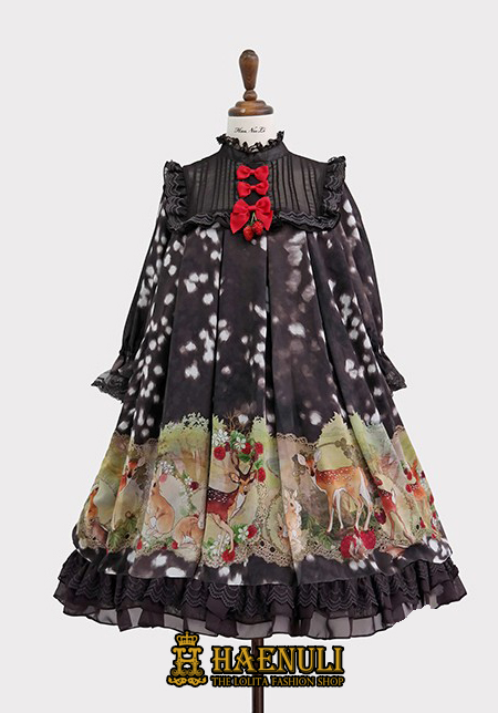 Haenuli- Enchanted Fawn - Dresses - Lace Market: Lolita Fashion Sales
