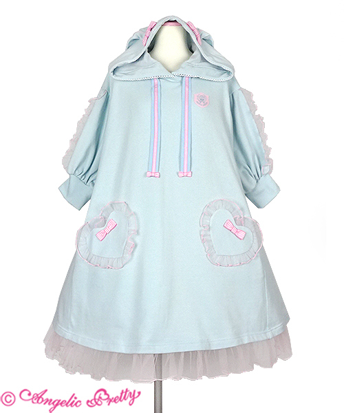 Angelic Pretty Bunny College Cutsew OP Sax - One Piece - Lace Market ...