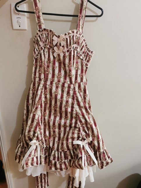 Bodyline Rose Stripe JSK L587 win colourway - Dresses - Lace Market ...
