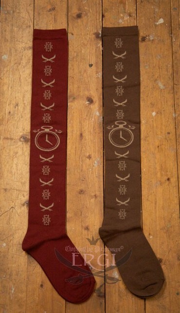 FREE Shipping: Ergi by Piratessan Pocket Watch Socks Set - Brown & Red ...
