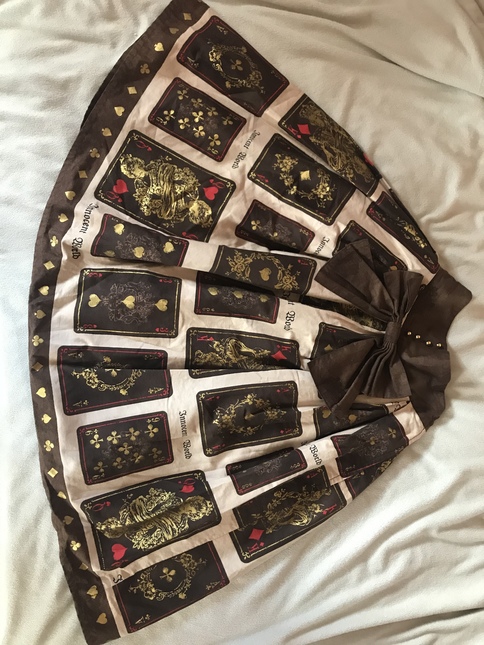Innocent World - Antique Playing Cards Skirt - Skirts - Lace Market ...