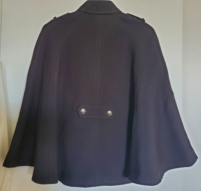 Black cape with silver buttons - Capes - Lace Market: Lolita Fashion Sales