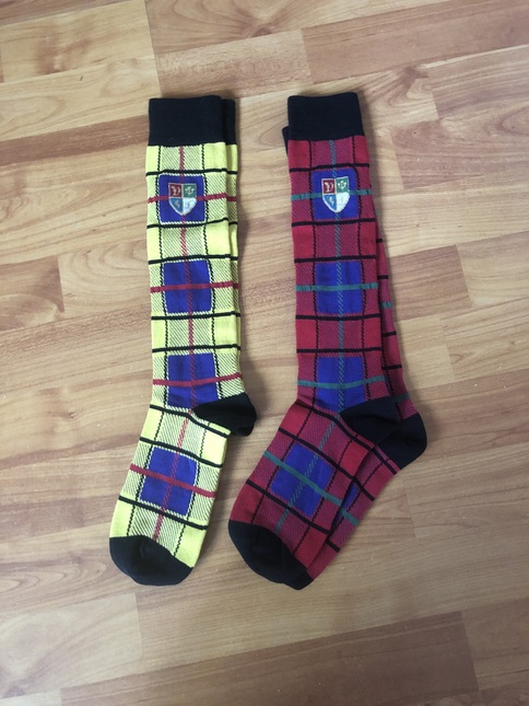 Violetfane Socks yellow & red - Socks and Tights - Lace Market: Lolita ...