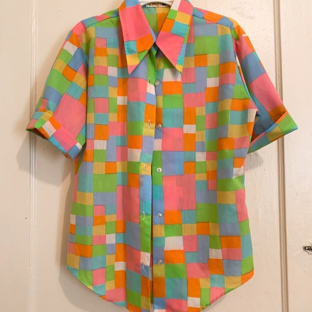 Decora Colorful Top - Retro Off Brand - Tops - Kei Market: Buy and Sell ...