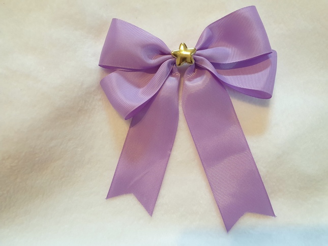 Purple Handmade Hair Ribbon Bow - Hair Accessories - Lace Market ...