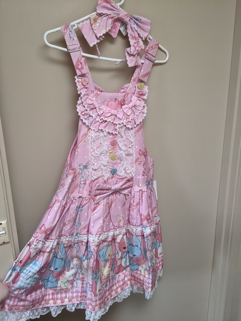 Angelic Pretty - Melody Toys (2020) - Pink Salopette - Dresses - Lace ...