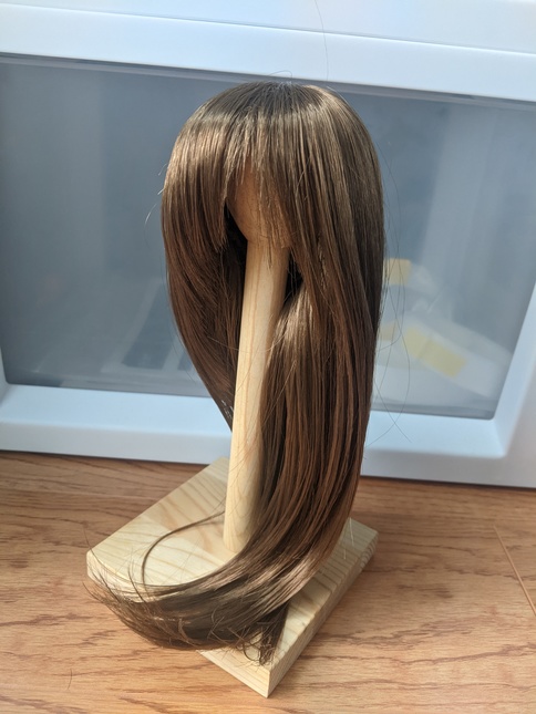 Volks Brown Long Wig for 1/3 - 8-9 Wigs - Ball Jointed Doll (BJD) Sales ...
