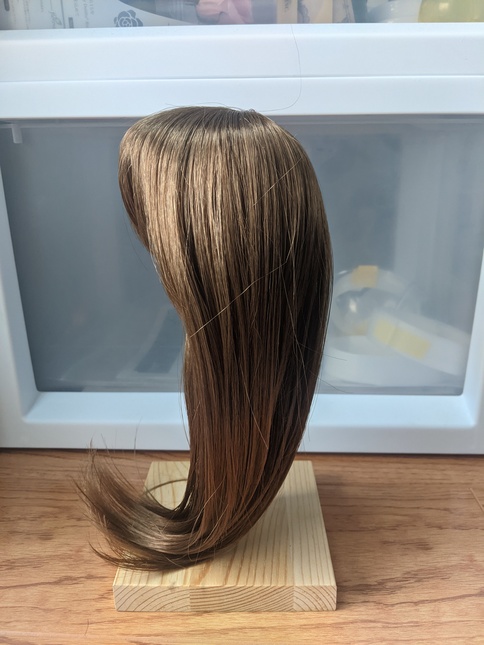 Volks Brown Long Wig for 1/3 - 8-9 Wigs - Ball Jointed Doll (BJD) Sales ...