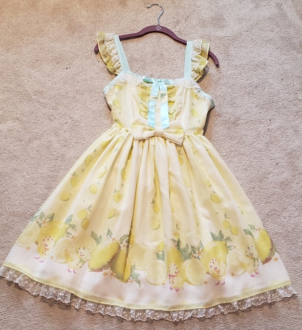 **Reserved for FledglingFalcon** Angelic Pretty Fruity Lemon JSK in ...