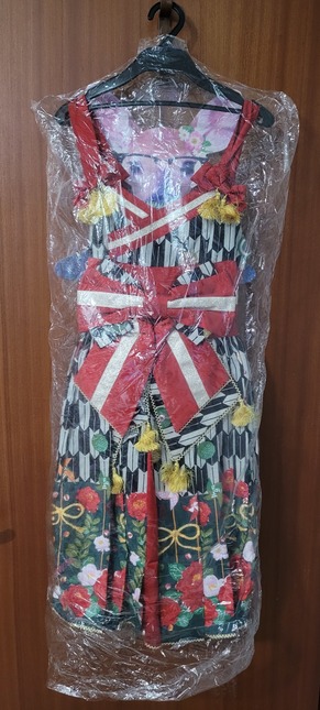 Metamorphose Romantic Tuck Kimono JSK in Black - Jumperskirt - Lace ...