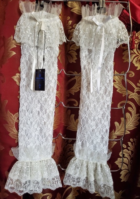 NWT Moitie Rose Cross Arm Covers - Gloves and Wristwear - Lace Market ...
