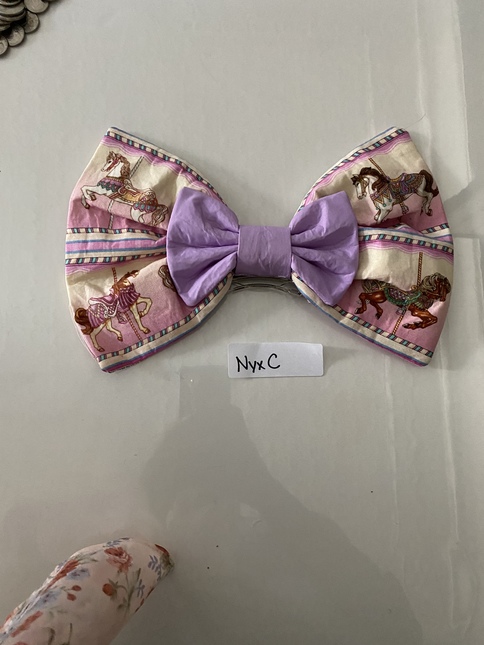 Oversized Carousel Bow - Headbands and Bows - Lace Market: Lolita ...