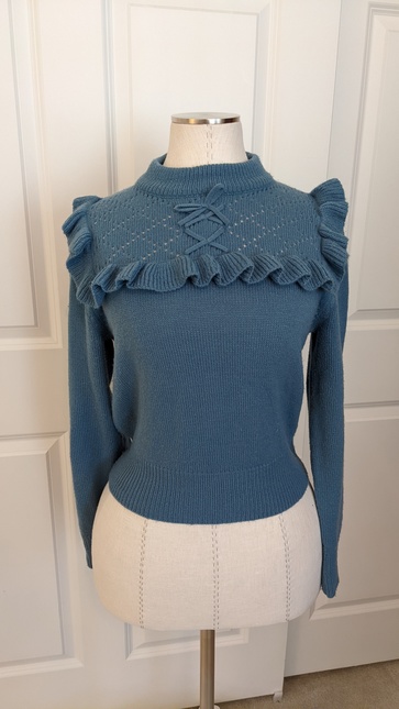 Axes Femme Blue Sweater - Sweaters - Kei Market: Buy and Sell Japanese ...