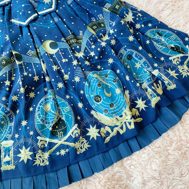 Angelic Pretty Magical Horoscope OP NAVY - One Piece - Lace Market ...