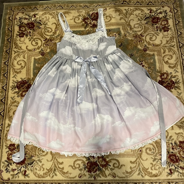Angelic Pretty Misty Sky Brilliant Color JSK + clip - Dresses - Lace ...