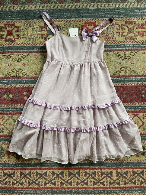 Emily Temple Cute unknown polka dot glitter tulle jsk in lavender ...