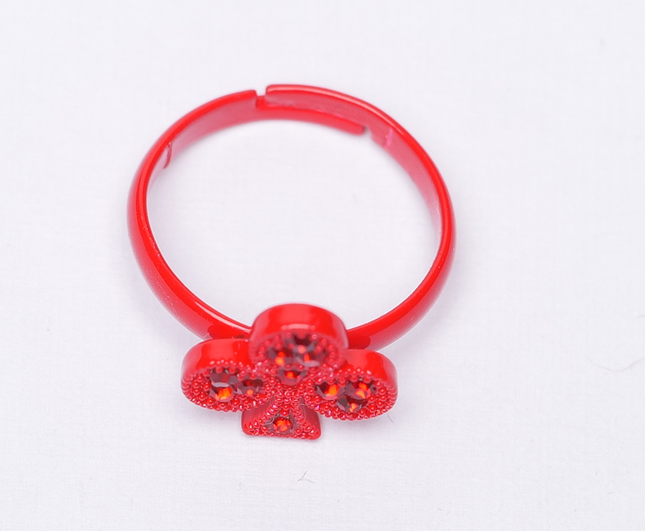 Red Clovers Ring - Jewelry - Lace Market: Lolita Fashion Sales
