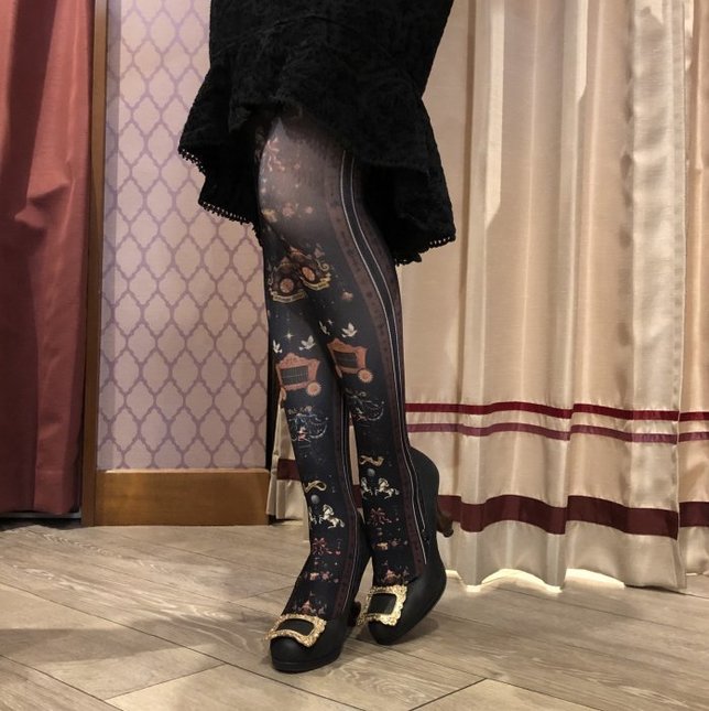 Abilletage Circus Tights Black - Socks and Tights - Lace Market: Lolita ...