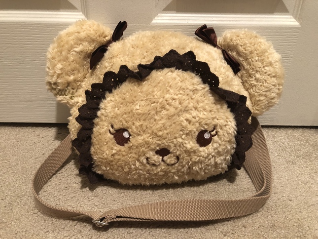 BTSSB Kuma Kumya Face Bag - Bags and Purses - Lace Market: Lolita ...