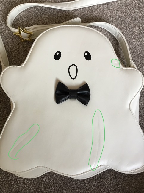 Angelic Pretty Marshmallow ghost shoulder bag - Bags and Purses - Lace ...