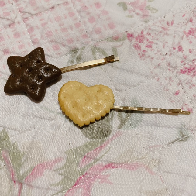 Biscuit Hair Clips - Hair Accessories - Lace Market: Lolita Fashion Sales